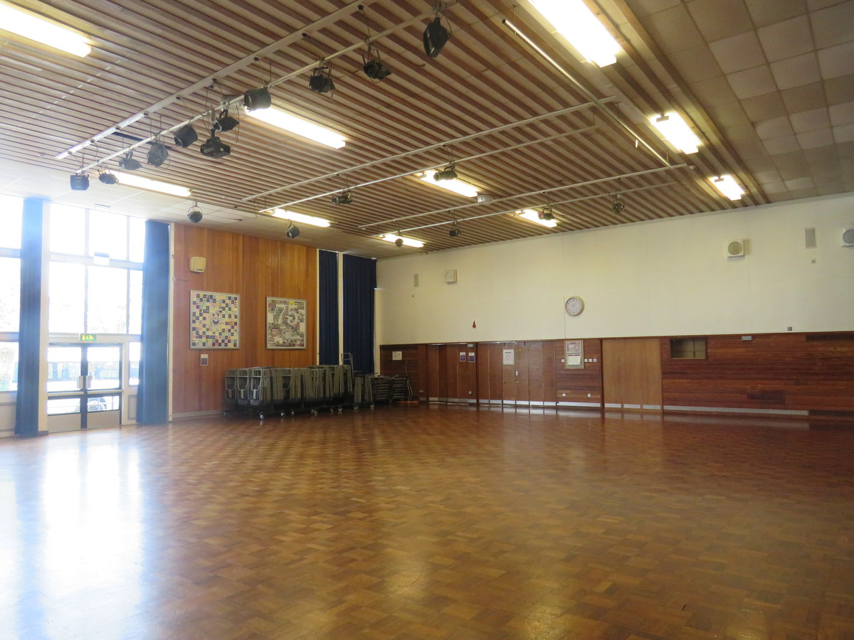 Main Hall at Portchester Community School for hire in Fareham - SchoolHire