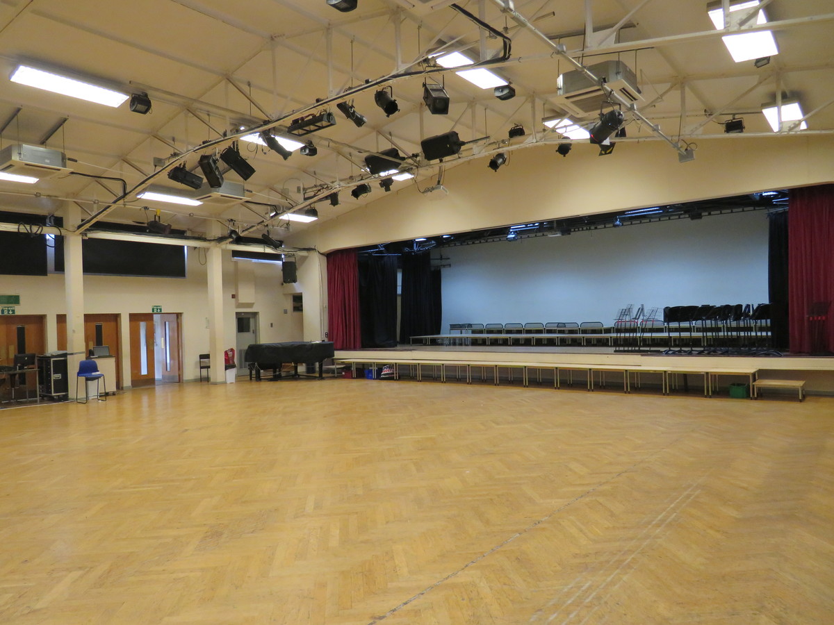 Main Hall at Mill Hill County High School for hire in Barnet - SchoolHire
