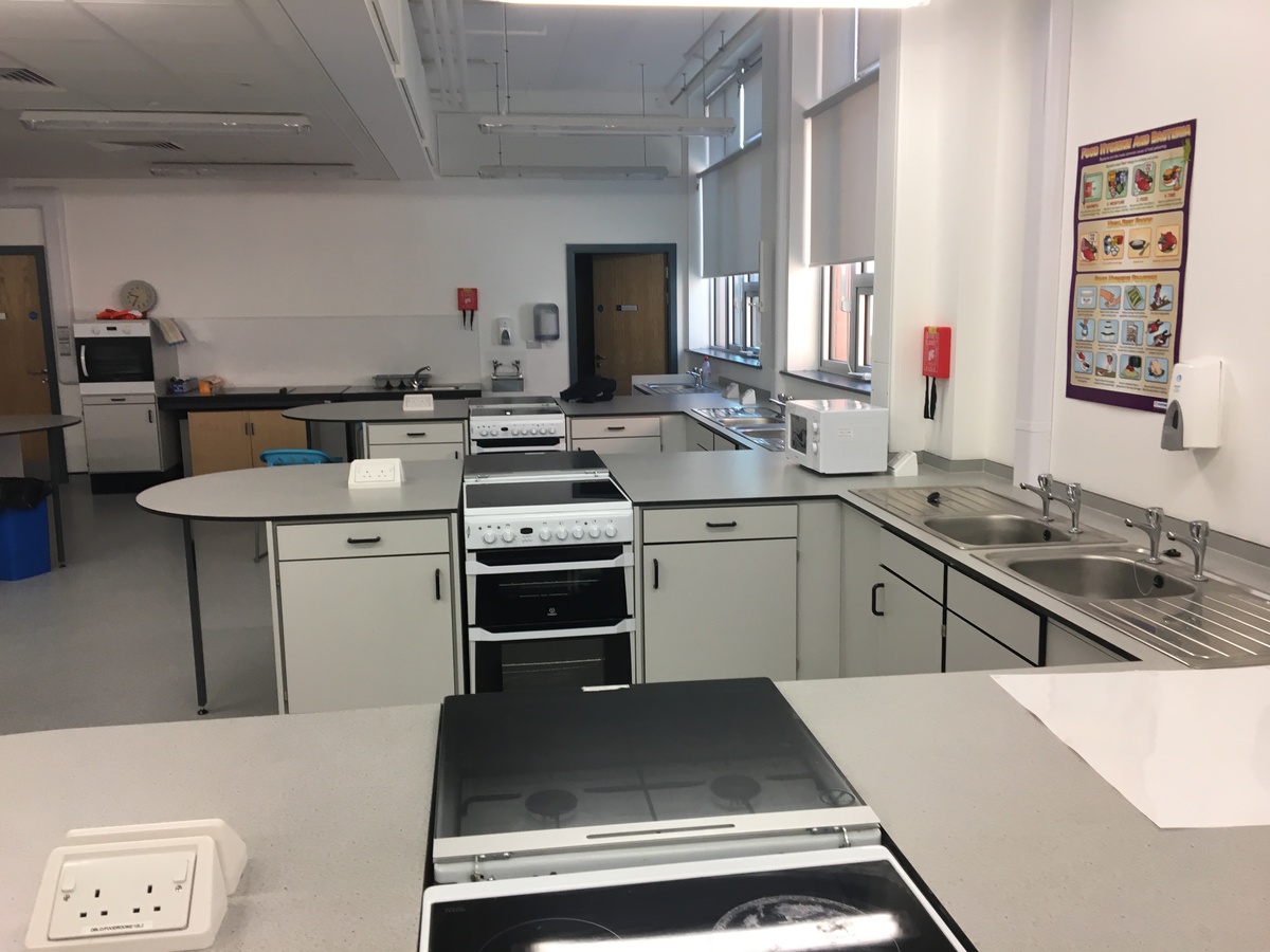 Cooking Room at Westfield Academy for hire in Watford - SchoolHire