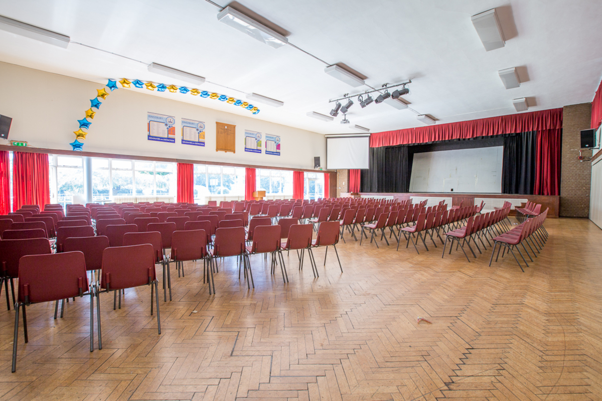 Main Hall at Kingsbury High School (Lower) for hire in Brent - SchoolHire