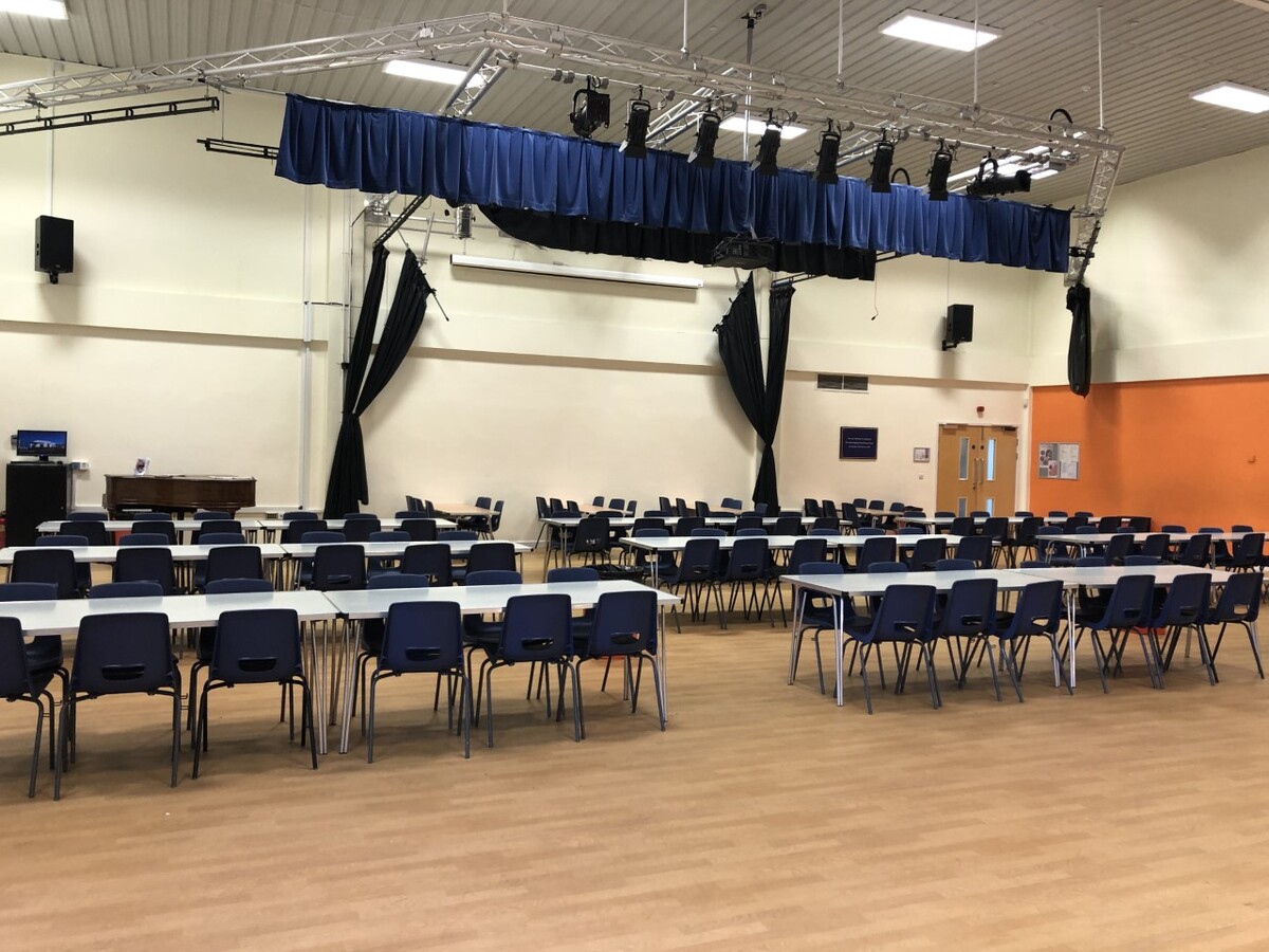 Main Hall at Seahaven Academy for hire in Newhaven - SchoolHire