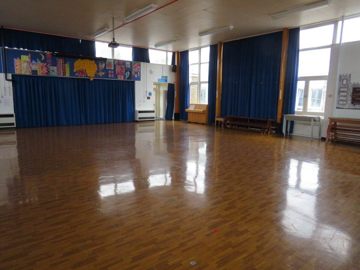 Main Hall at Thames View Primary School for hire in Gillingham - SchoolHire