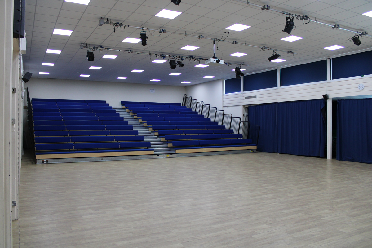 Main Hall at Yateley School for hire in Yateley - SchoolHire