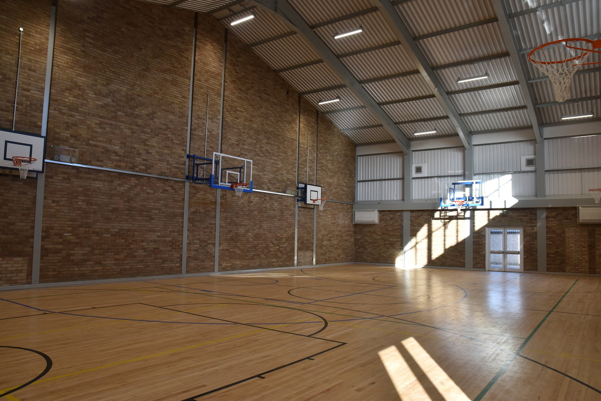 Gymnasium / Volleyball Court at Holy Trinity CofE Secondary School for ...