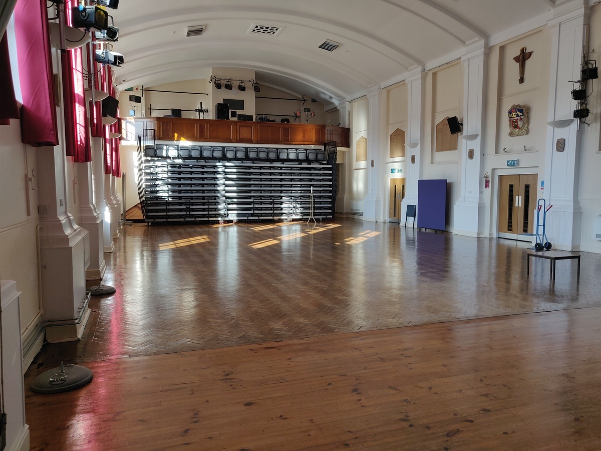 Main Hall at EDU @ St Edwards College for hire in Liverpool - EDU