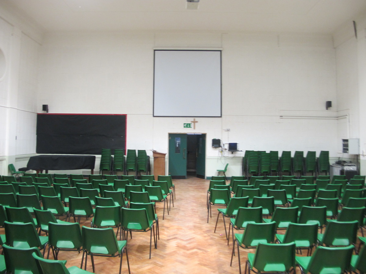 Main Hall at The Catholic High School for hire in Chester - SchoolHire