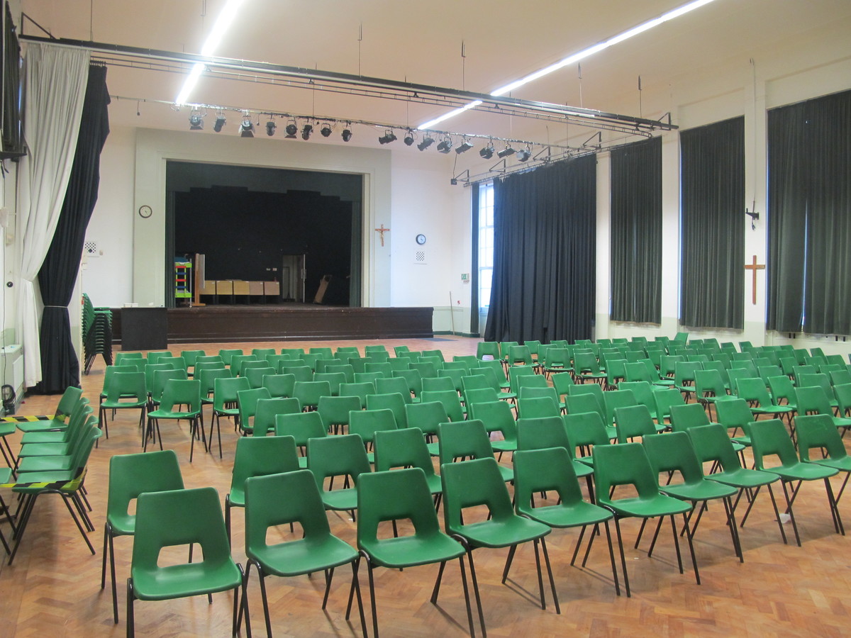 Main Hall at The Catholic High School for hire in Chester - SchoolHire