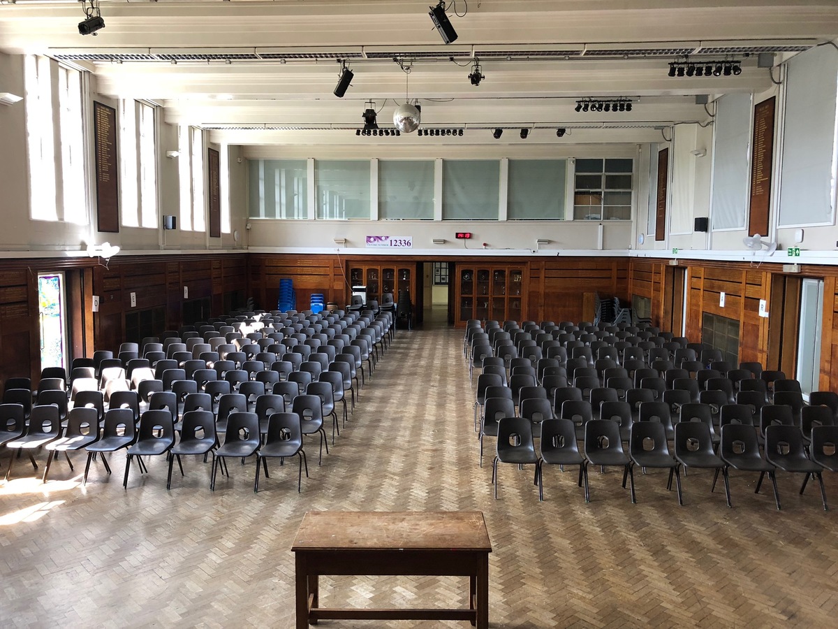 Main Hall at Preston Manor School for hire in Wembley - SchoolHire