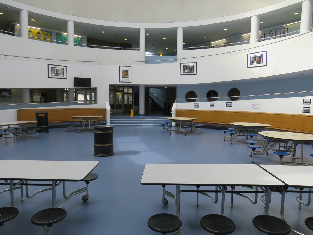 Atrium at Royal Docks Academy for hire in Newham - SchoolHire